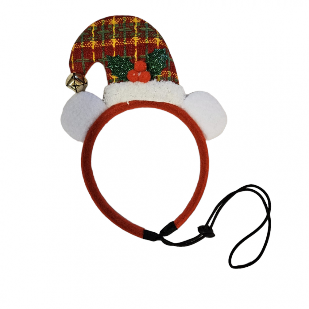 Accesoriu Craciun Catei si Pisici Caciulita de Elf Model 2